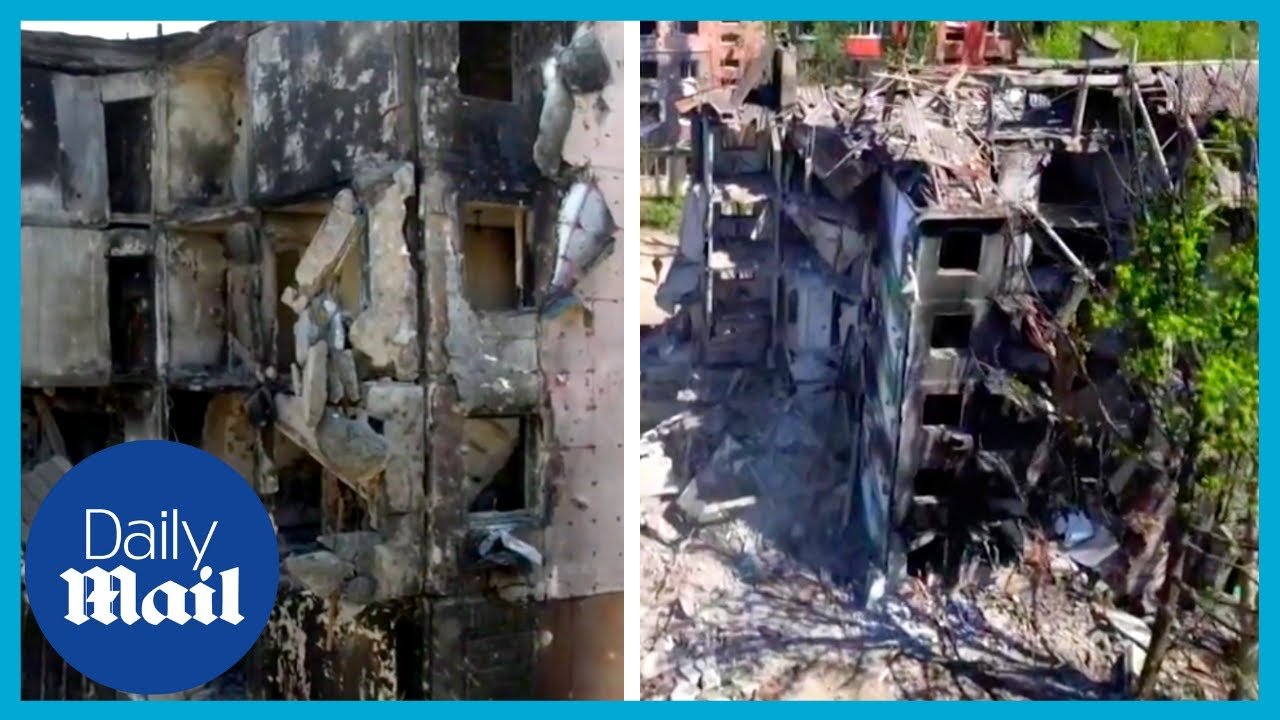 Ukraine drone footage: Mariupol buildings left in ruins - The Global Herald