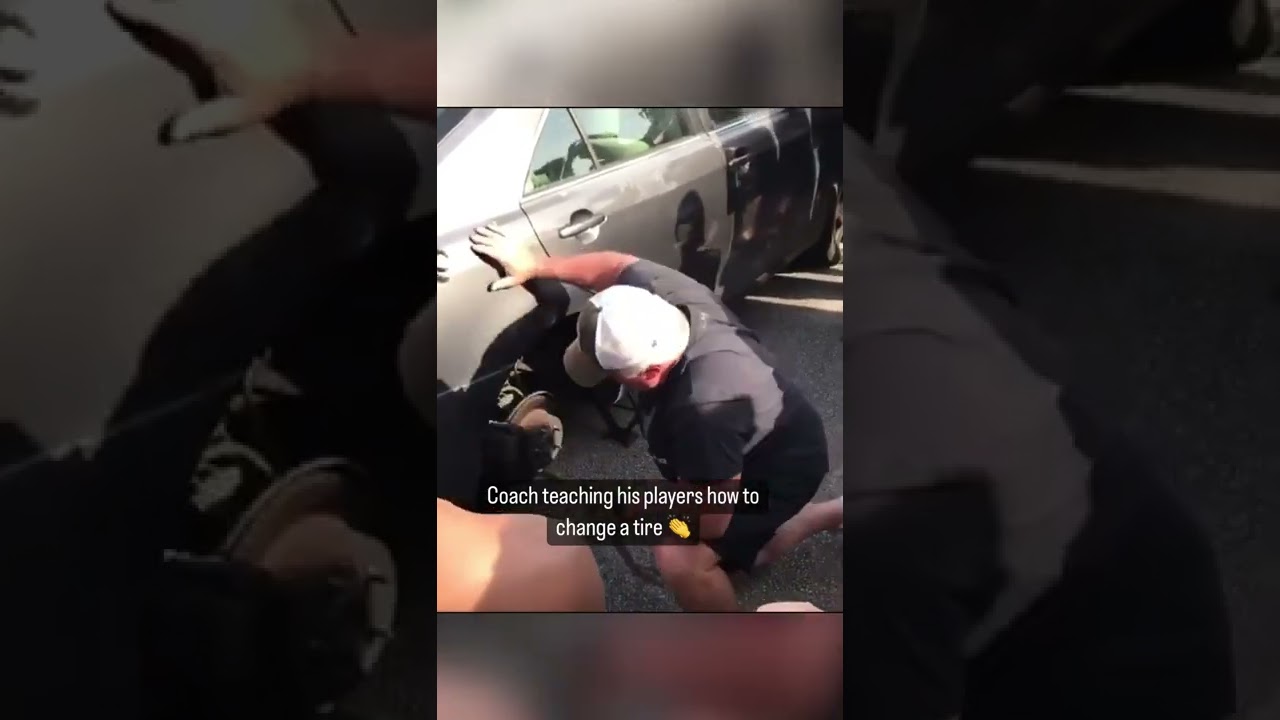 This coach took the time after practice to teach his team how to change ...