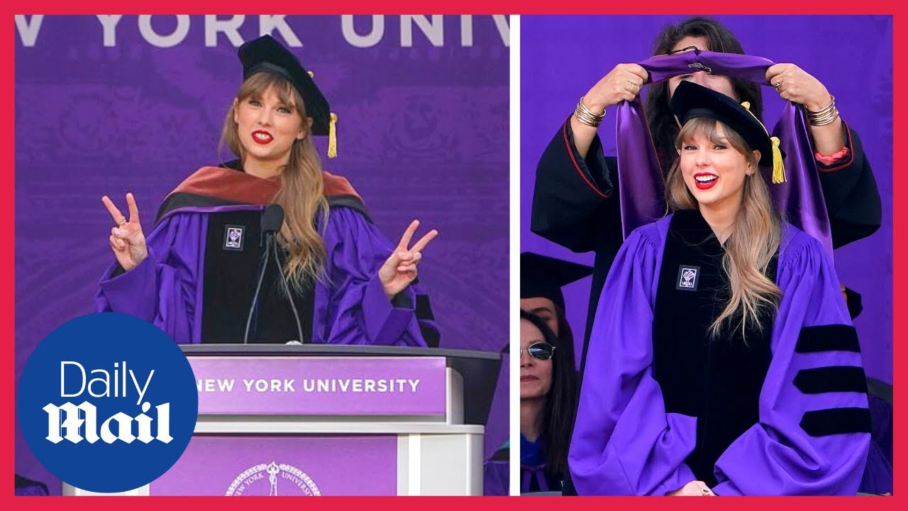 Taylor Swift delivers NYU commencement speech to class of '22 - The ...