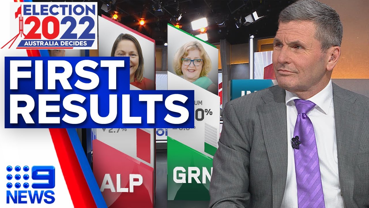 First election results start to roll in | 2022 Federal Election | 9 ...