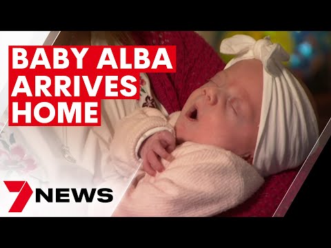 Baby Alba finally home after dangerous rescue mission in Ukraine ...