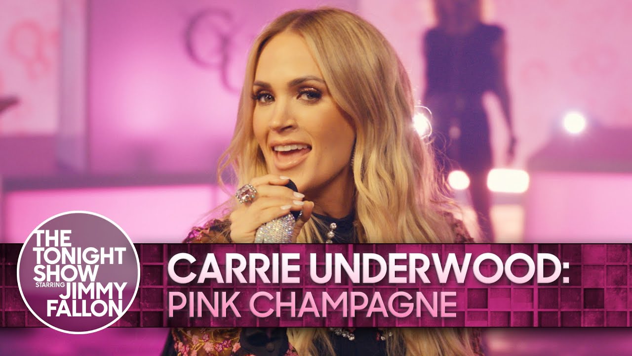 Carrie Underwood: Pink Champagne | The Tonight Show Starring Jimmy ...