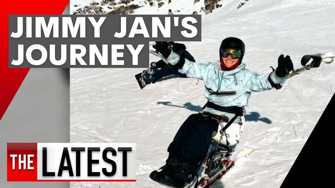 Inspirational TikTok star Jimmy Jan returns to the ski slopes | 7NEWS ...