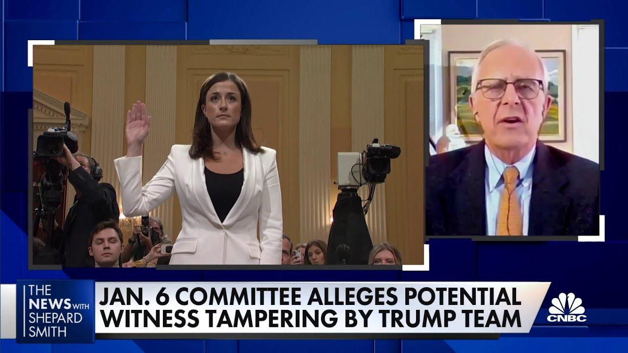 The DOJ will be all over anyone who tampers with a witness, says Donald ...