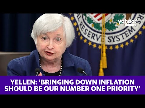 Janet Yellen: ‘Bringing down inflation should be our number one ...