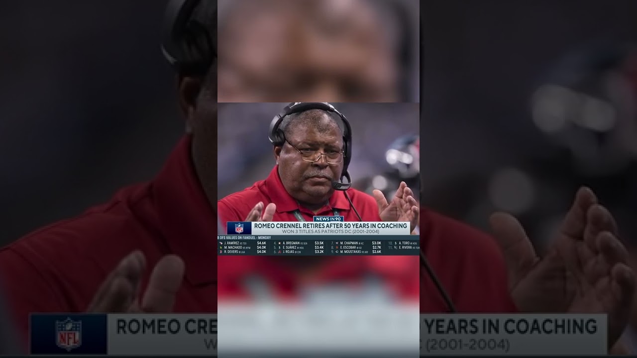 Romeo Crennel RETIRES after 50 years in coaching #shorts - The Global ...