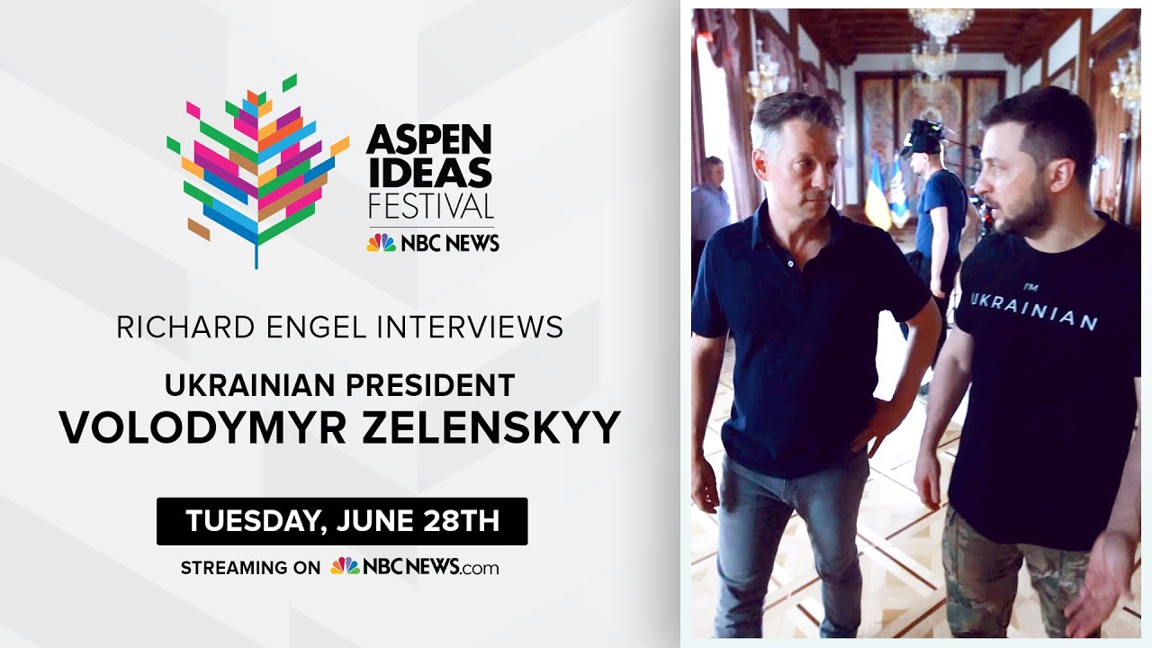 LIVE: Ukrainian President Zelenskyy Interviewed By Richard Engel | NBC ...