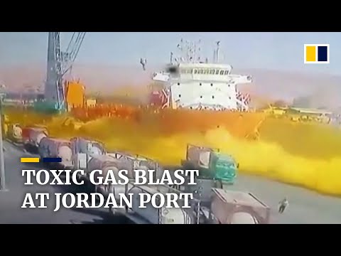 Chlorine gas explosion at Jordan’s Aqaba port kills at least 12 ...