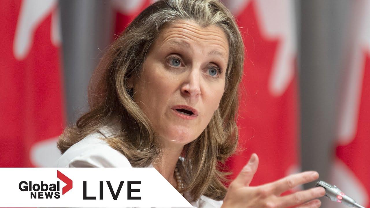 Deputy PM Chrystia Freeland delivers major speech on Canada's economy ...