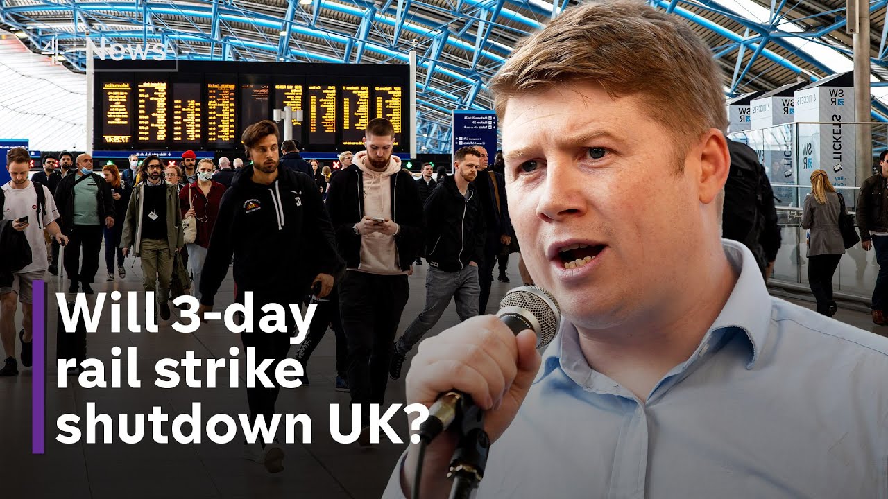 Railway shutdown: UK facing biggest train strike in decades - The ...