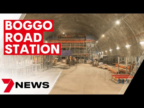 Boggo Road Station construction continues under Brisbane | 7NEWS - The ...