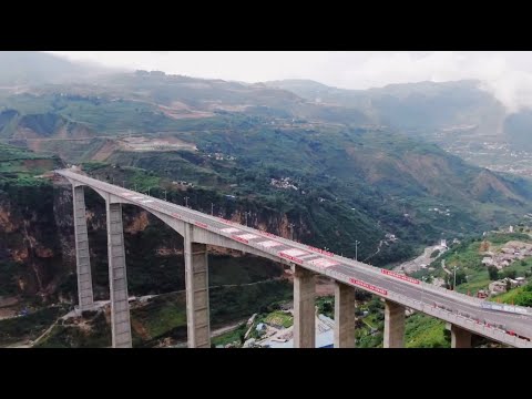 Newly completed highway bridge in Sichuan to facilitate Yi people in ...