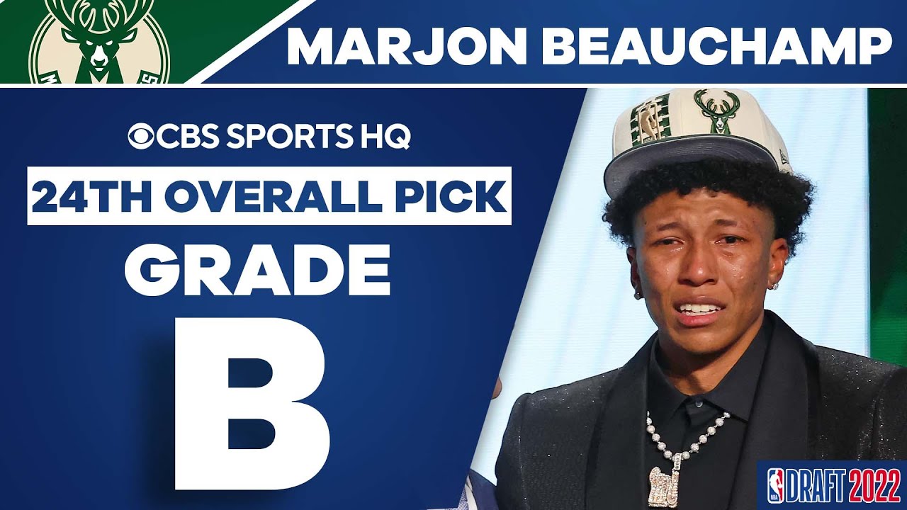 Marjon Beauchamp selected No. 24 overall by the Milwaukee Bucks | 2022 ...