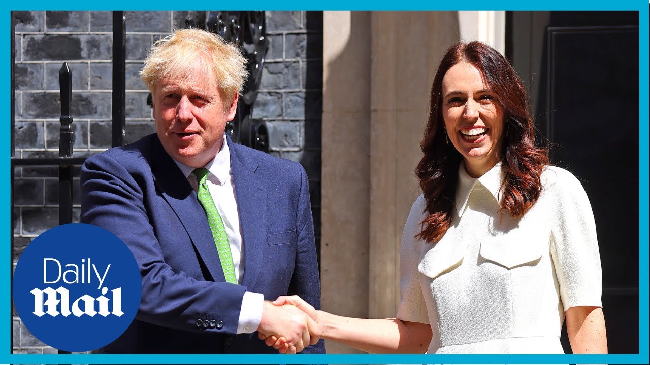 Boris Johnson welcomes New Zealand's PM Jacinda Ardern to 10 Downing ...