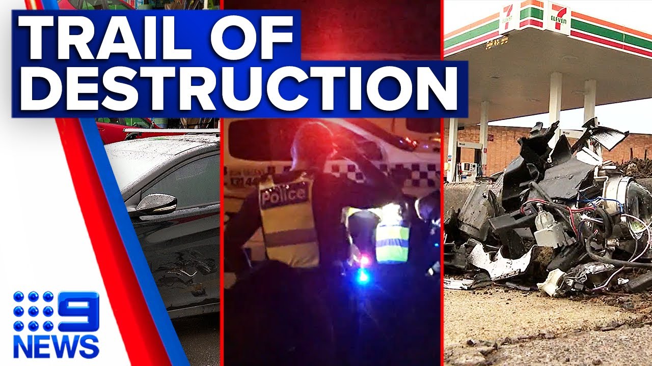 Reckless driver arrested after bizarre low-speed chase in Melbourne | 9 ...