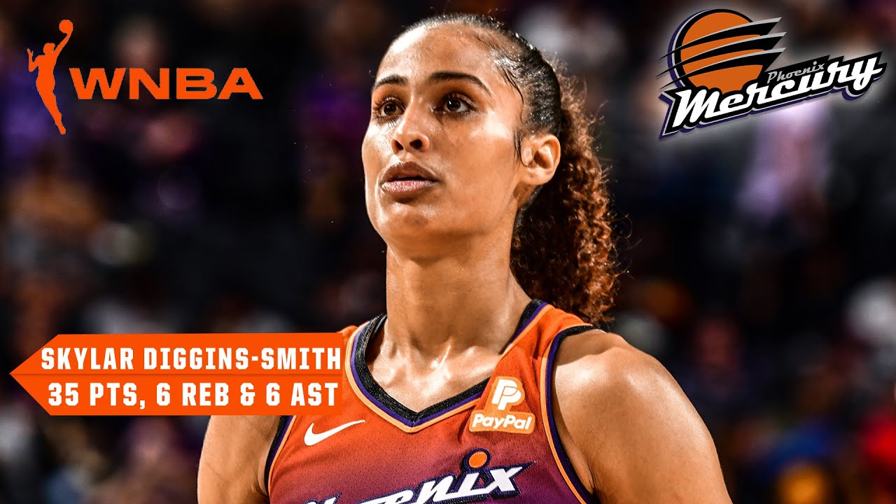 Skylar Diggins-Smith GOES OFF for a CAREER-HIGH tying 35 PTS vs Storm ...