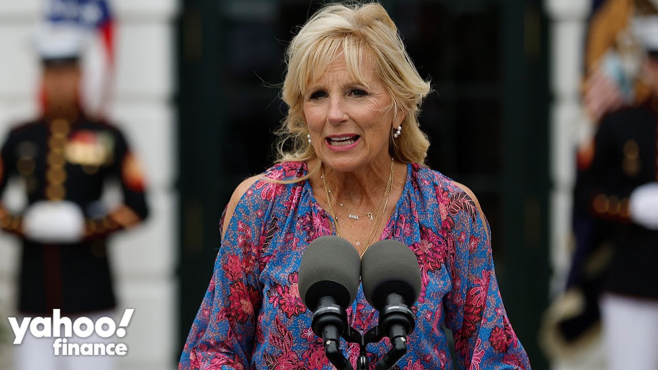LIVE: First Lady Jill Biden welcomes Ukraine’s First Lady Olena ...
