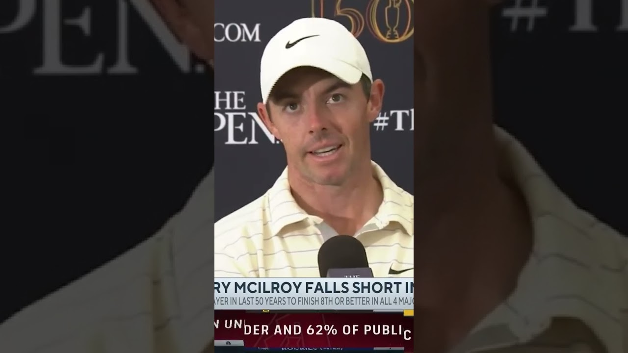 Rory McIlroy on falling short at a major AGAIN #shorts - The Global Herald