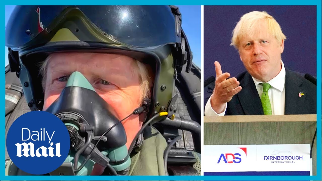 'I did a barrel roll': Boris Johnson talks flying an RAF Typhoon Jet ...