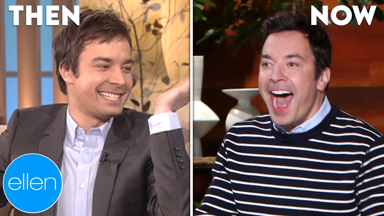 Then and Now: Jimmy Fallon's First and Last Appearances on 'The Ellen ...