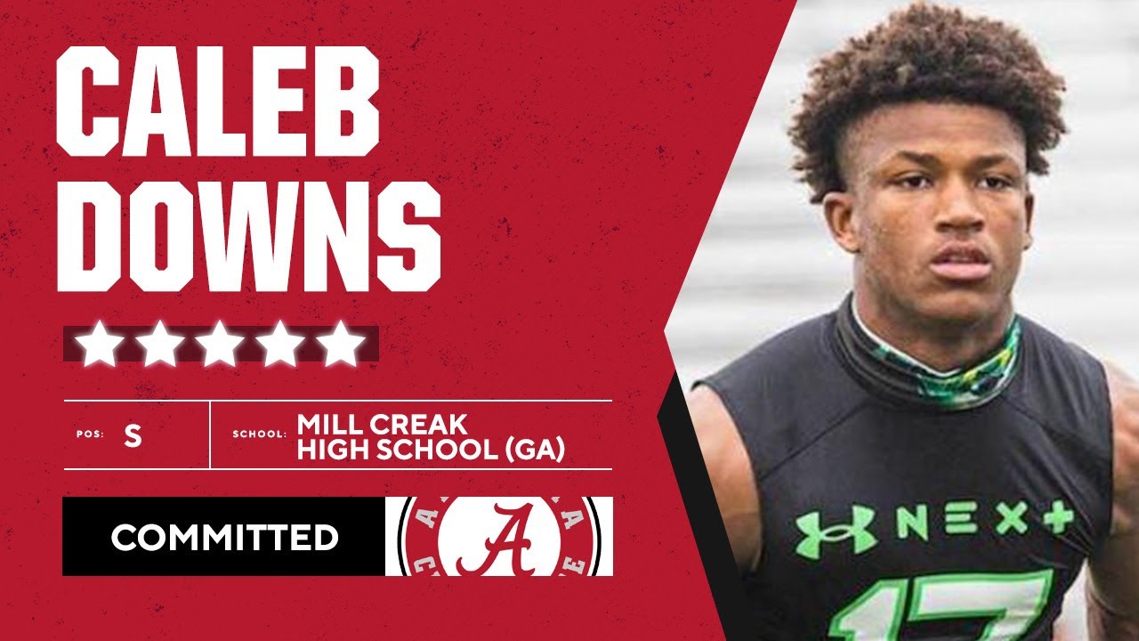 5-Star Safety Caleb Downs COMMITS to Alabama [FULL REVEAL + Analysis ...
