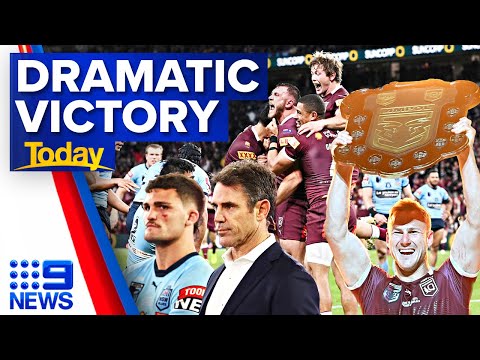 Queensland Maroons win State of Origin decider in dramatic style | 9 ...