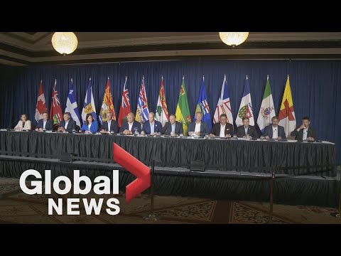 Canada’s premiers hold press conference on final day of summer meetings ...