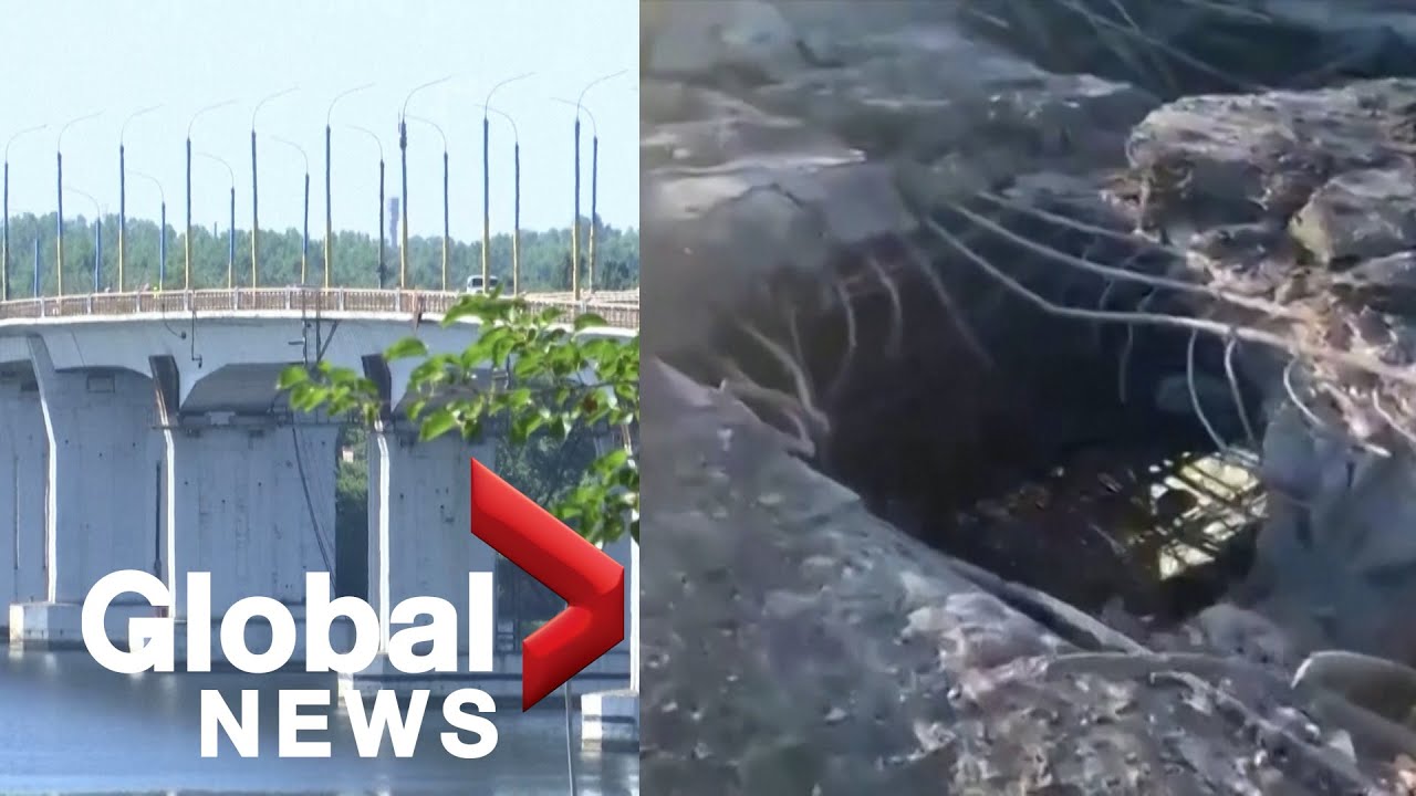 Ukrainian troops damage key bridge in Russian-controlled Kherson - The ...
