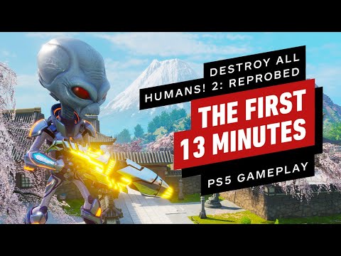 The First 13 Minutes of Destroy All Humans! 2 - Reprobed PS5 Gameplay ...