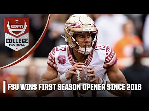 Florida State wins season opener for the first time since 2016 ...