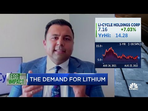 EV recycling efforts are expanding rapidly in Europe, remarks Li-Cycle ...