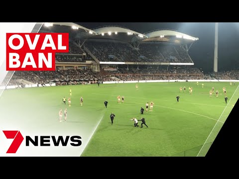 Repeat Adelaide Oval pitch invader banned for six years after AFL ...