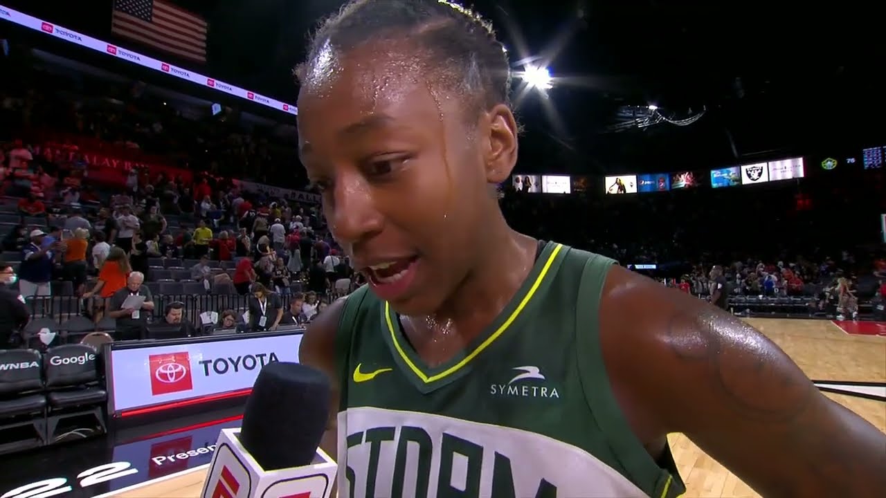 Jewell Loyd on the Storm pulling away with Game 1 | WNBA on ESPN - The ...