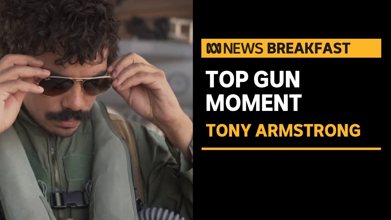 Tony Armstrong gets his Top Gun moment in an EA-18G Growler | ABC News ...