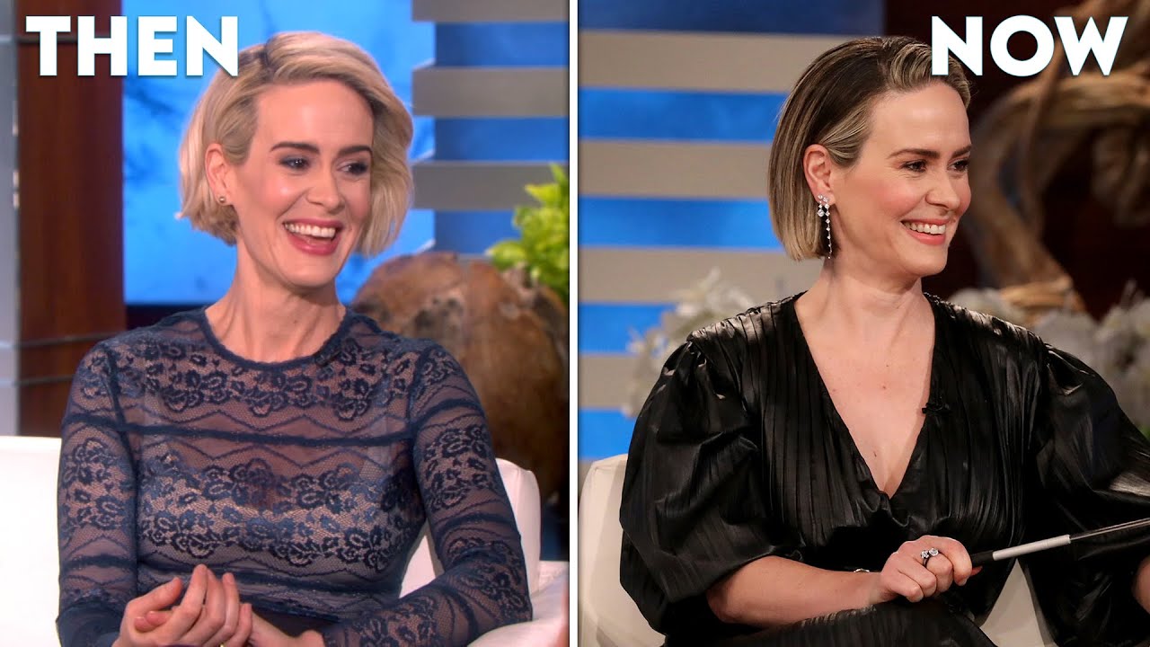 Then and Now: Sarah Paulson's First and Last Appearances on 'The Ellen ...