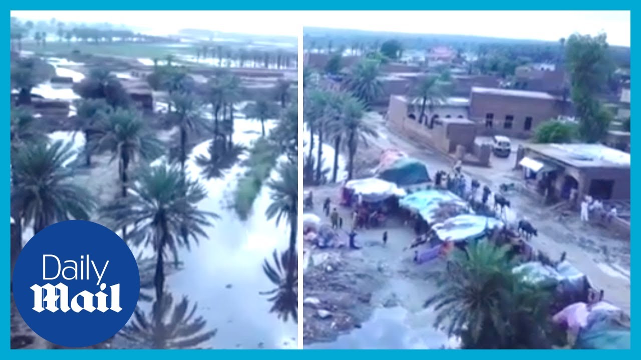 Drone footage shows Pakistan flood destruction - The Global Herald