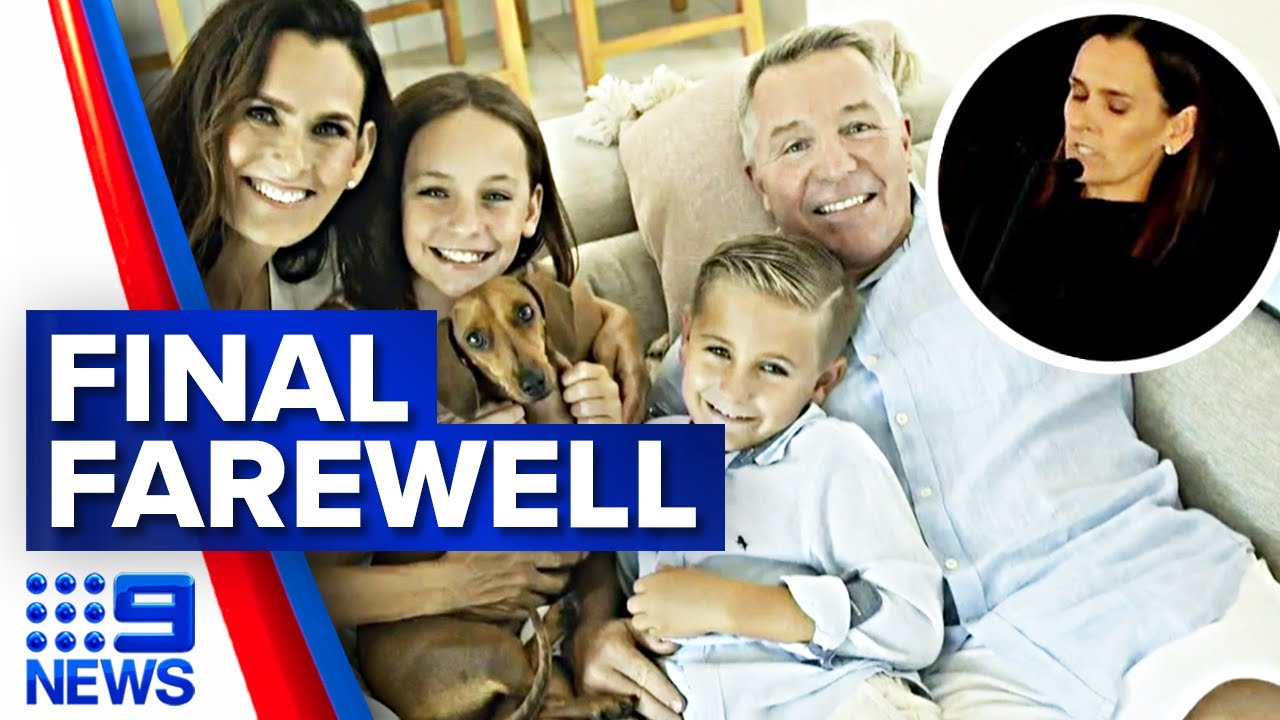 Paul Green’s wife and kids’ final heartbreaking goodbye | 9 News ...
