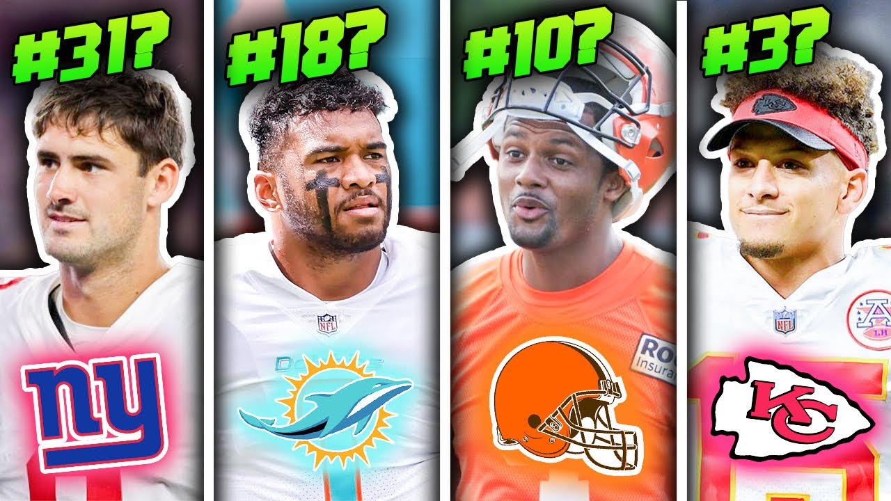 Ranking All 32 Starting NFL Quarterbacks for 2022 from WORST to FIRST ...