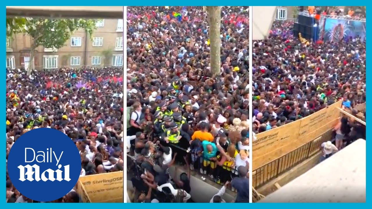 Notting Hill Carnival chaos: Crowd on brink of crush as thousands pack into street - The Global ...