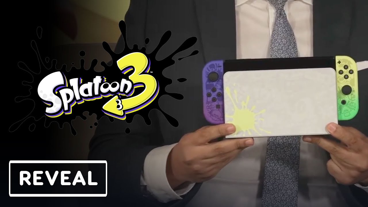 Splatoon 3 Special Edition Nintendo Switch OLED and Pro Controller ...