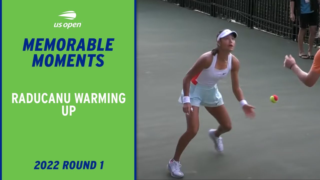 Emma Raducanu Behind-The-Scenes Warm-Up | 2022 US Open - The Global Herald