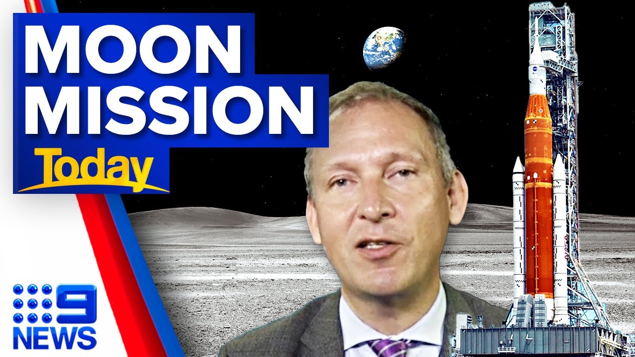 NASA's first rocket launch to the moon in 50 years | 9 News Australia ...