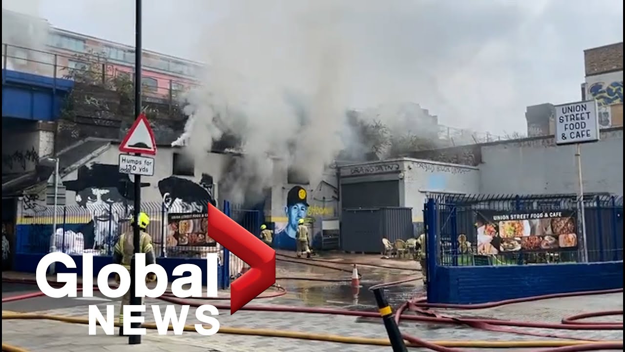 London railway arch fire sends smoke billowing into sky - The Global Herald