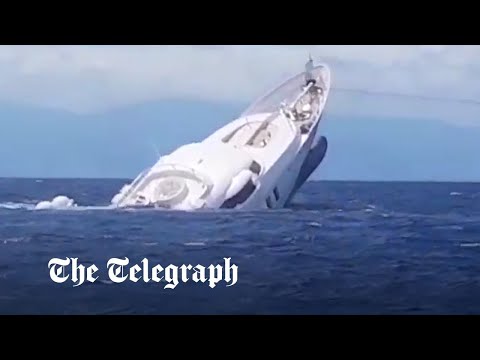 Moment 40-metre superyacht sinks off Italy coast - The Global Herald