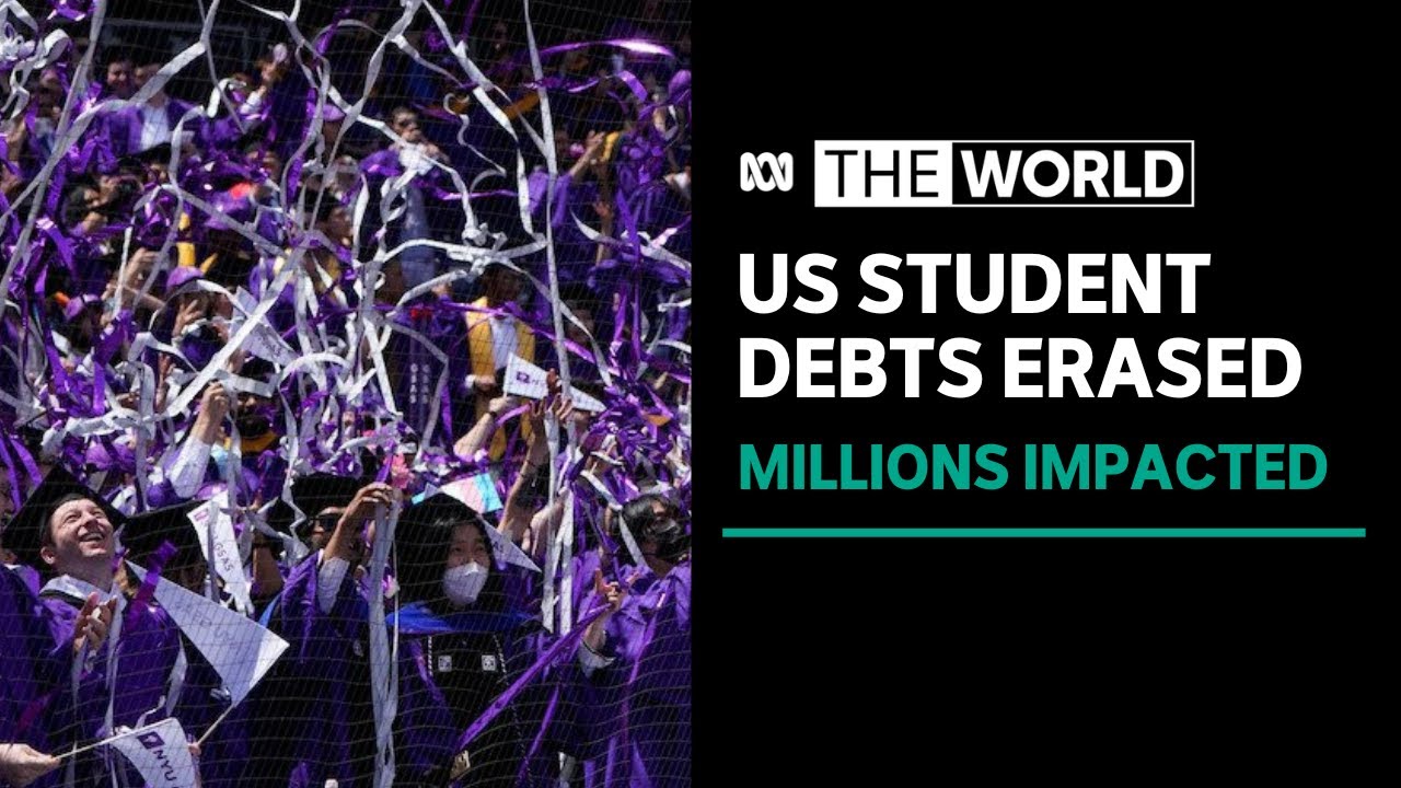 ‘Huge pile of debt’ wiped out for US students | The World - The Global ...