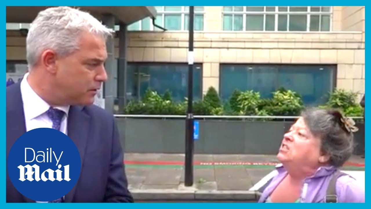 'Done bugger all!' Moment Health Sec Steve Barclay confronted by angry ...