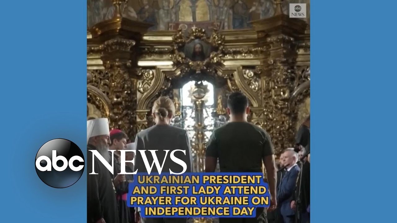 Ukrainian president, first lady attend prayer for Ukraine on ...