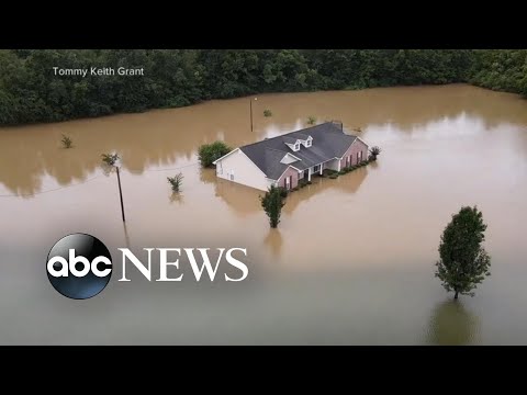 First responders make daring rescues after massive flooding in the ...