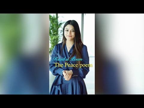 CGTN's Merna reads the Peace Poem in native language Arabic & English ...
