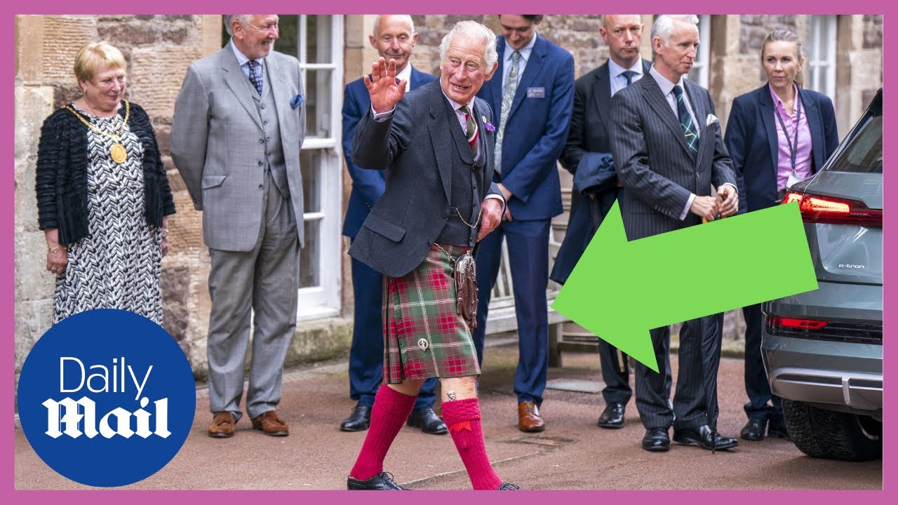 Prince Charles wears kilt and strokes horses in Scotland - The Global ...